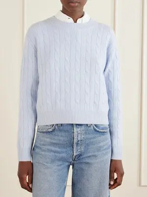 Arch4 Tinka Cable-knit Cashmere Sweater