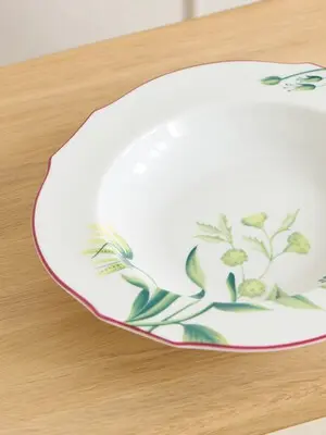 GINORI 1735 Floreanza Porcelain Soup Plate