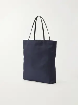 VALESQUE Thea Nylon Tote Bag With Leather Trim