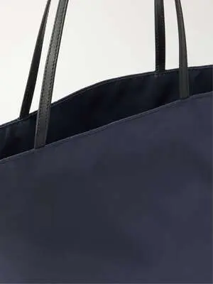 VALESQUE Thea Leather-trimmed Nylon Tote Bag