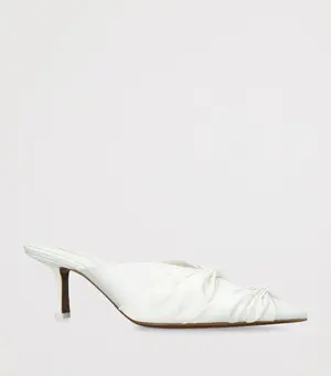 NEOUS Satin Geminga Heeled Mules 65