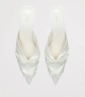 NEOUS Satin Geminga Heeled Mules 65