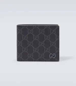 Gucci Gg Canvas Wallet - Black