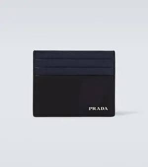 Prada Saffiano Leather Card Holder - Black