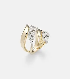 Yeprem En Strada 18kt And White Ring With Diamonds