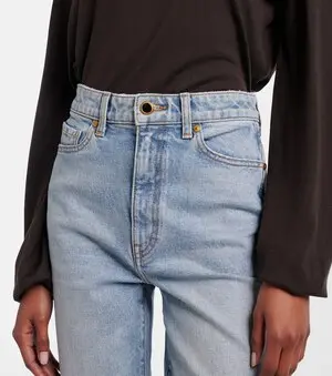 Khaite Abigail High-rise Straight Jeans