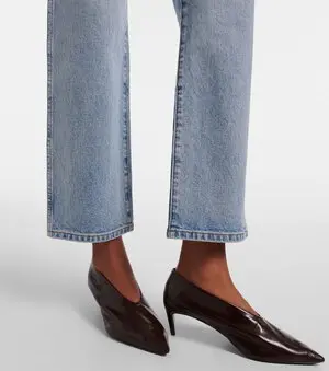 Khaite Abigail High-rise Straight Jeans