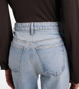 Khaite Abigail High-rise Straight Jeans