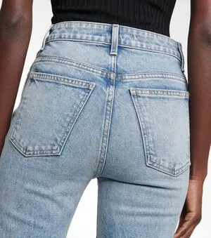 Khaite Abigail High-rise Straight Jeans