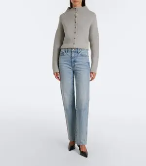Khaite Abigail High-rise Straight Jeans