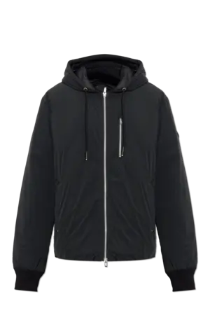 Moose Knuckles Puffer Jacket With Hood - Black