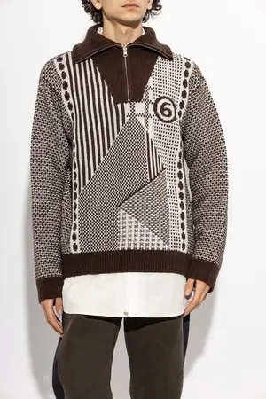 MAISON MARGIELA Sweater With A Stand-up Collar