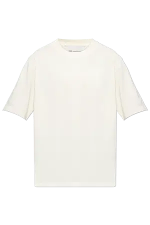 AMI Paris T-shirt With Logo - Cream