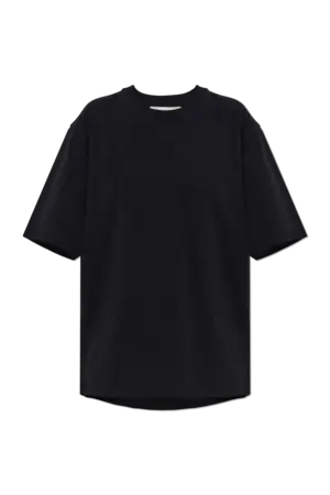 AMI Paris T-shirt With Logo - Black