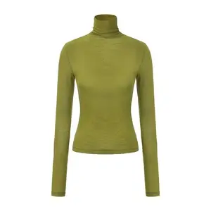FRONT ROW SHOP Front Row Shop Open Back Wool Jersey Top