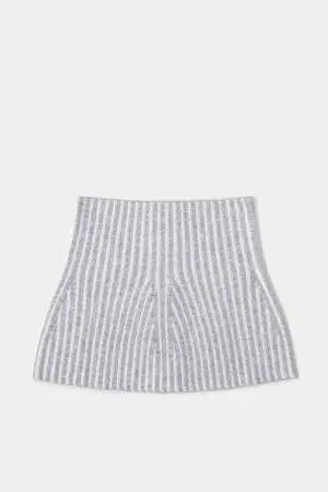 Bogner Merida Virgin Wool Ribbed Collar - Gray