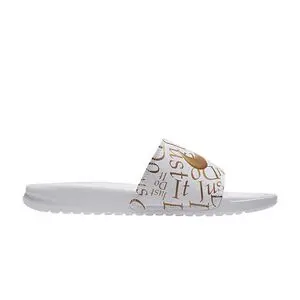 Nike Wmns Benassi Jdi Floral Slide 'just Do It - White