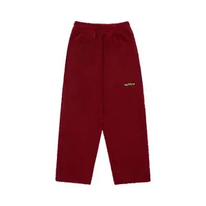 SP5DER Teddy Fleece Pant - Red