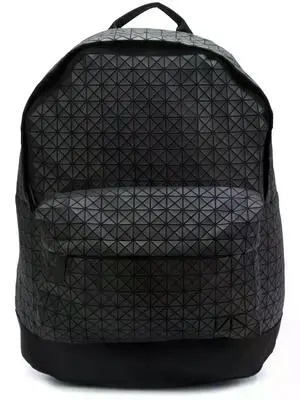 Issey Miyake Geometric Panelled Backpack - Black