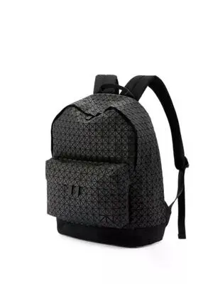 Issey Miyake Geometric Panelled Backpack - Black