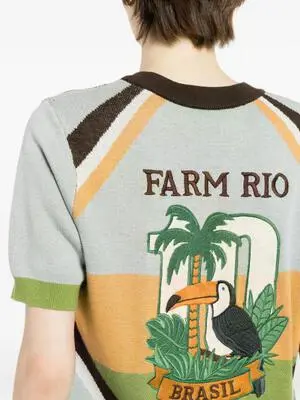 Farm Rio Toucan Knitted Top