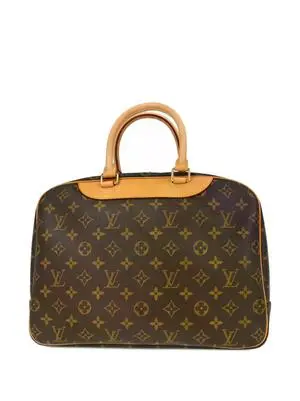 LOUIS VUITTON Monogram Deauville Tote Bag - Brown