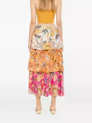 Farm Rio Ligia Midi Skirt