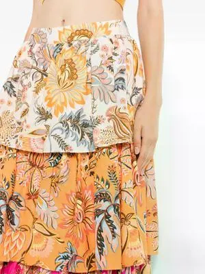 Farm Rio Ligia Midi Skirt
