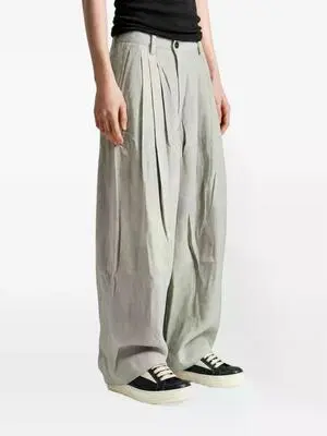 ZIGGY CHEN Pleated-detail Wide-leg Trousers