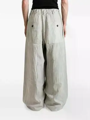 ZIGGY CHEN Pleated-detail Wide-leg Trousers