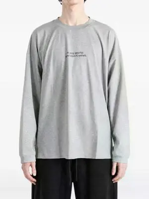 Vetements Slogan-print Long-sleeve T-shirt