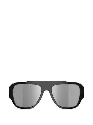 Versace Medusa Plaque Sunglasses - Black