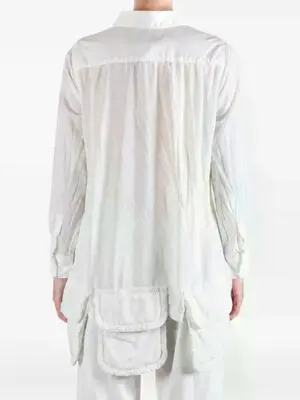 Comme Des Garçons Multi Padded-pocket Round-collar Shirt
