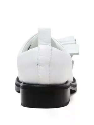 Comme Des Garçons Ruffled Leather Oxford Shoes