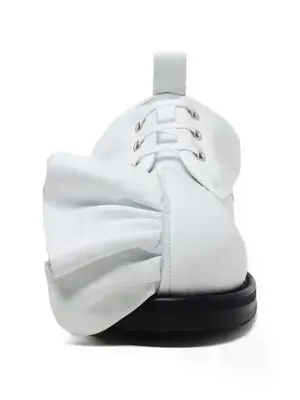 Comme Des Garçons Ruffled Leather Oxford Shoes
