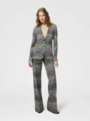 Missoni Tailored Space-dye Viscose Lamé Trousers