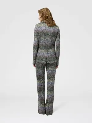 Missoni Tailored Space-dye Viscose Lamé Trousers