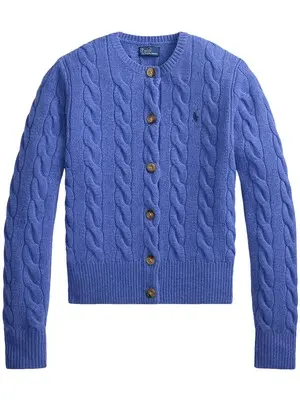 Polo Ralph Lauren Cable Knit Cardigan - Blue