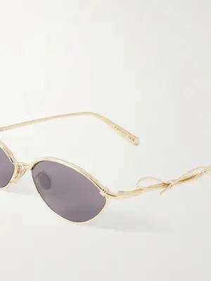 Dior Rounded-shaped Metal Sunglasses