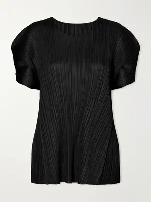 PLEATS PLEASE Bouquet Plissé Blouse - Black