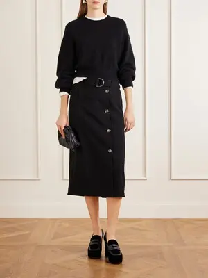 GIANVITO ROSSI Hadden Platform Loafer Pumps - Black