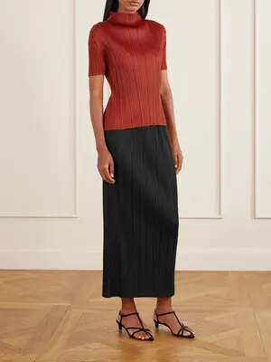 Issey Miyake Plissé Midi Skirt
