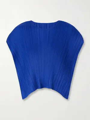 Issey Miyake Plissé Blouse - Blue