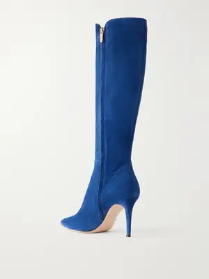GIANVITO ROSSI Levy 85 Suede Knee High Boots