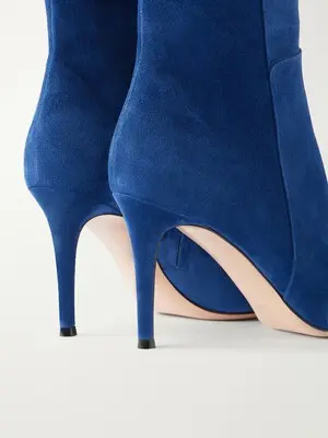 GIANVITO ROSSI Levy 85 Suede Knee High Boots
