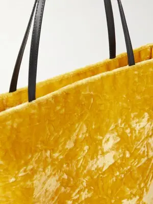 VALESQUE Thea Crushed-velvet Tote