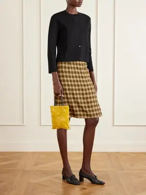 VALESQUE Thea Crushed-velvet Tote