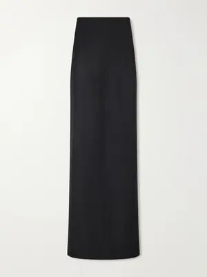 MAISON MARGIELA Wool Maxi Skirt - Black