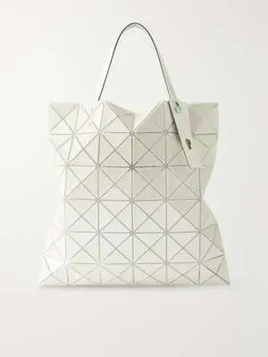 Issey Miyake Platinum Rubber Tote