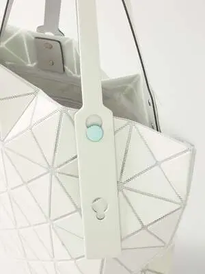 Issey Miyake Platinum Rubber Tote